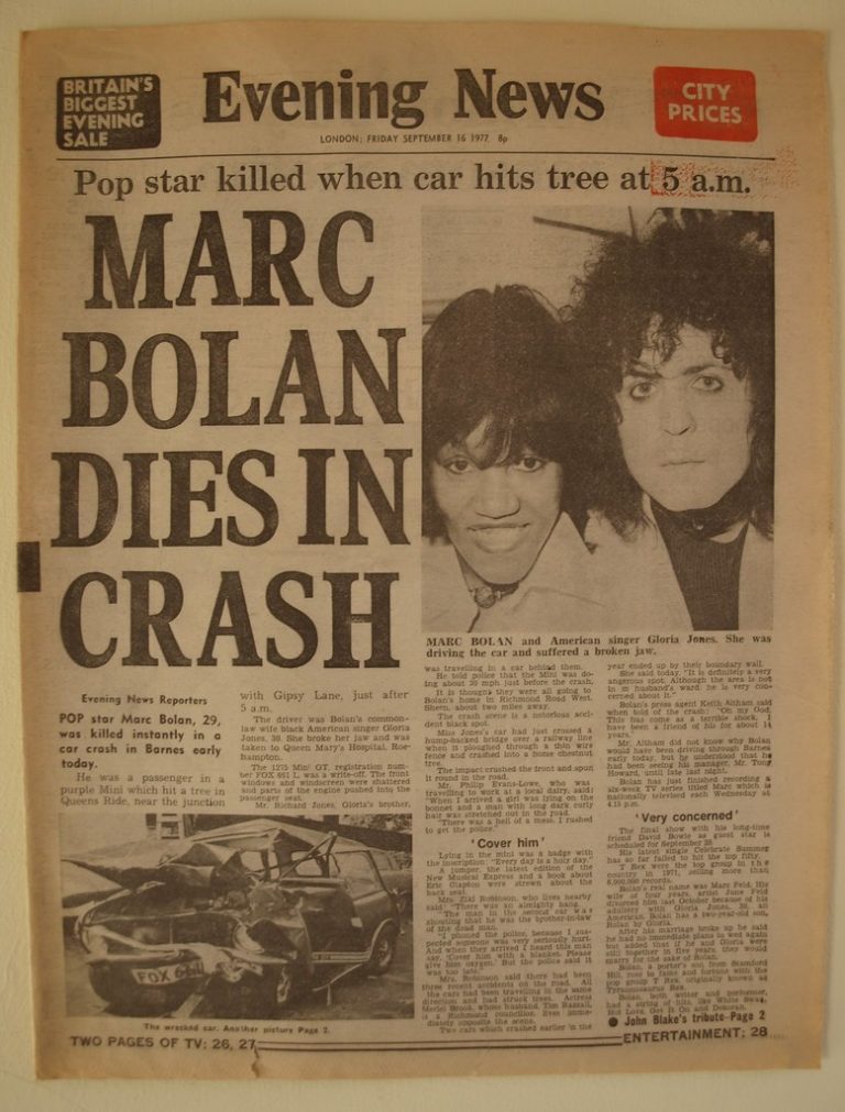 Marc Bolan - This Day In Music